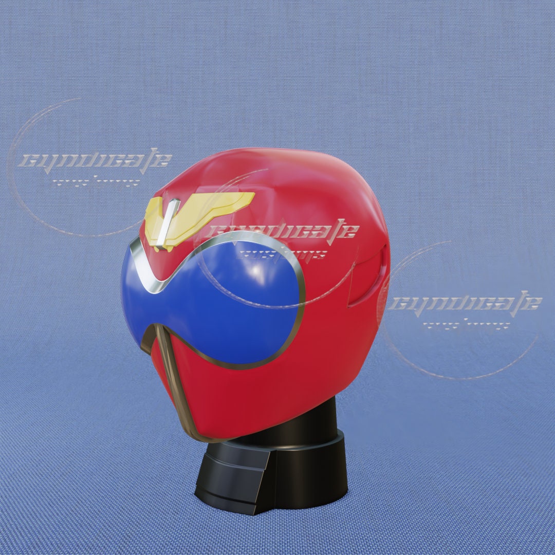 Himitsu Sentai Goranger Red Ranger 3D Model, STL FILE for Downloading ...