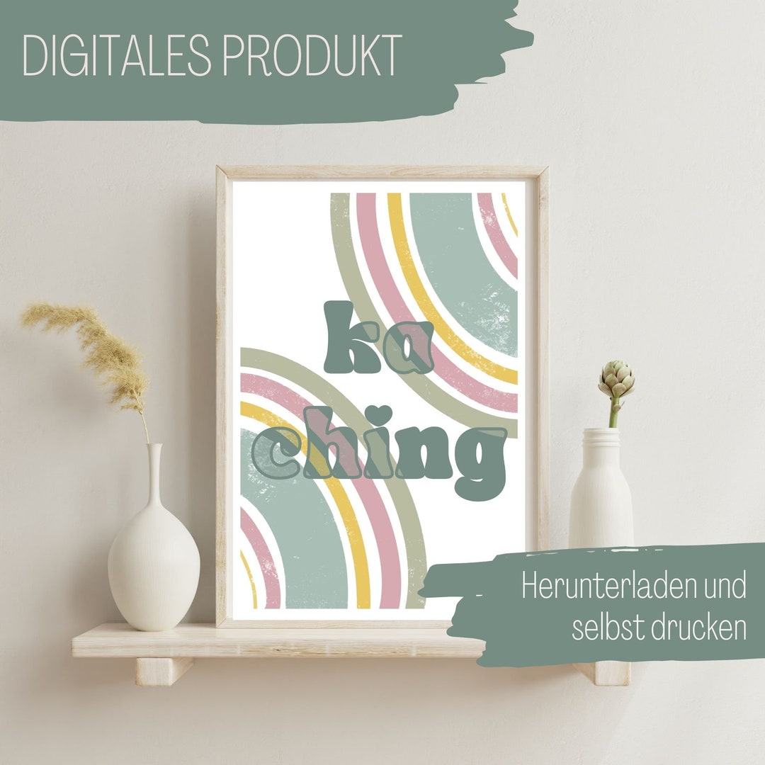 Download Ka-ching Poster, Card or Wallpaper Etsy Selling Sound Funny ...