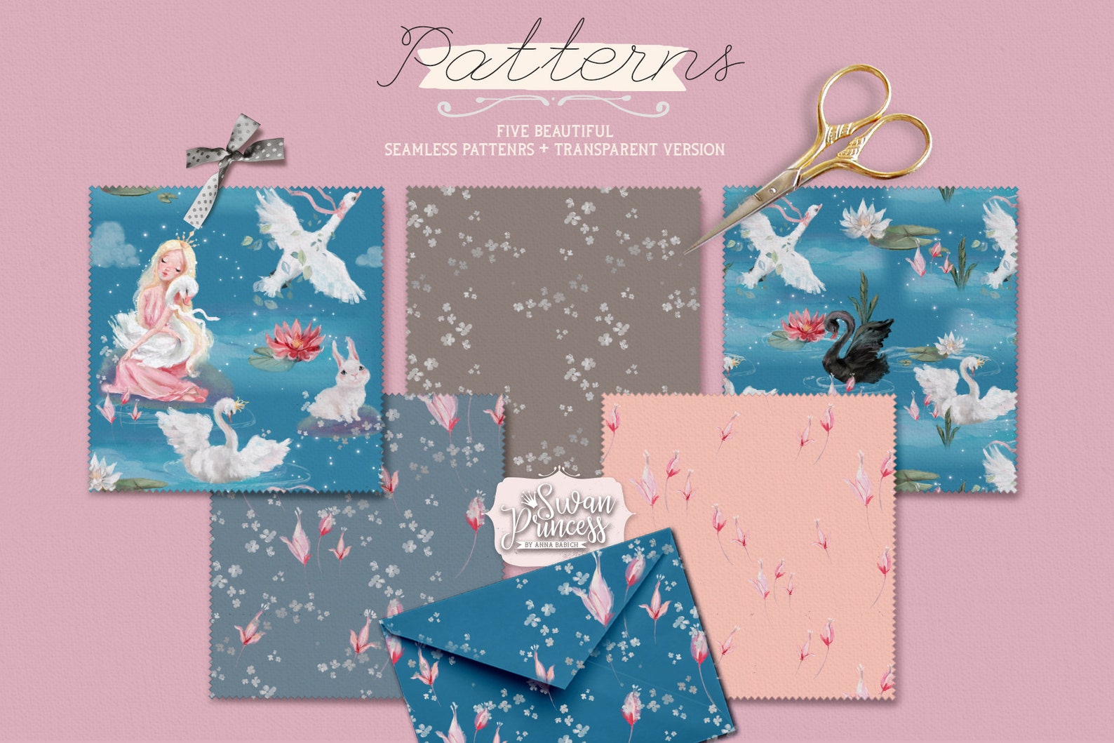 Swan Princess Create Your Own Tale Swan Princess Baby - Etsy