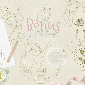 Sky Adventures - Bunny Digital Clipart - Bunny, Cute, Easter, Clipart ...