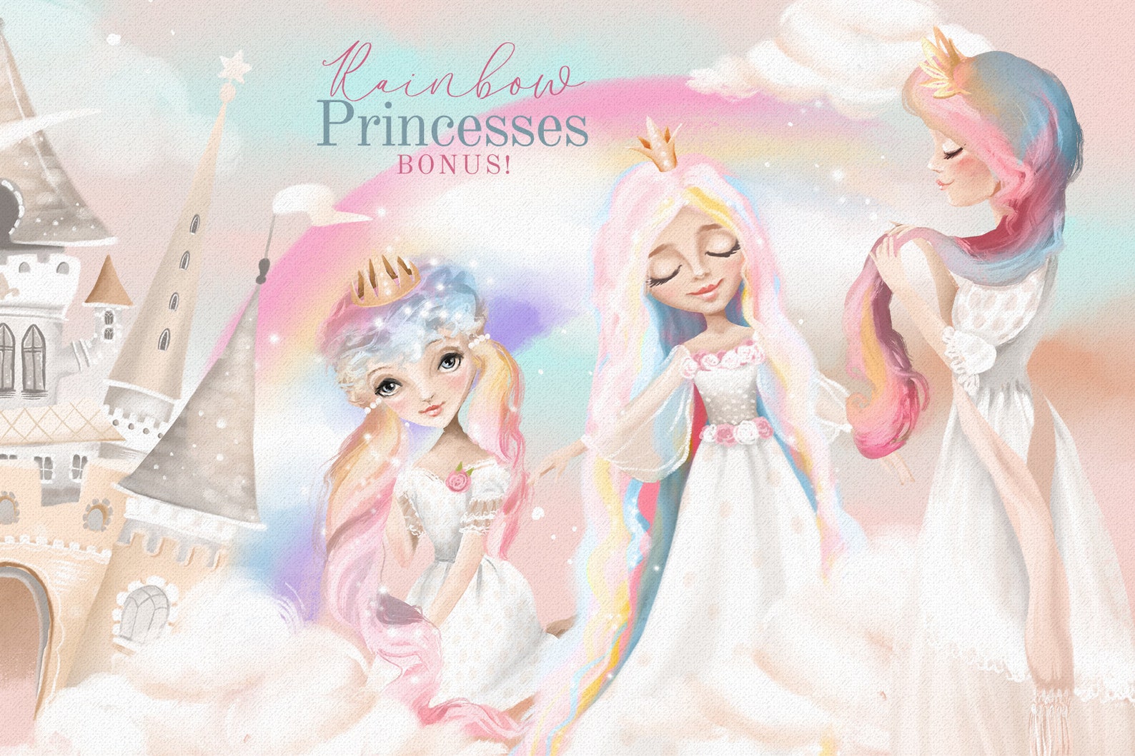 Princess and the Unicorn - Princess, Unicorn, Girl, Fairy, Fairytale ...
