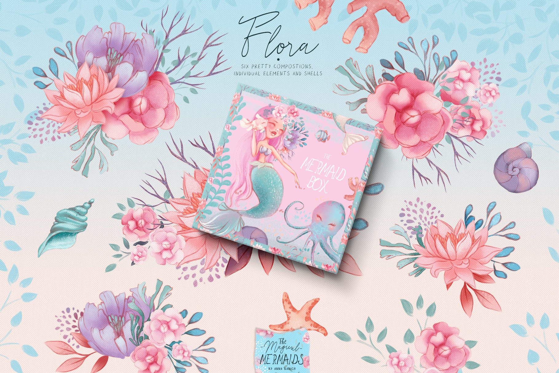 The Magical Mermaids Mermaid Cute Girl Fairy Fairytale | Etsy