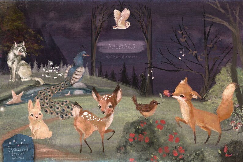Enchanted Forest Vol.2 - Woodland, Fairy, Fairytale, Animal, Cute ...