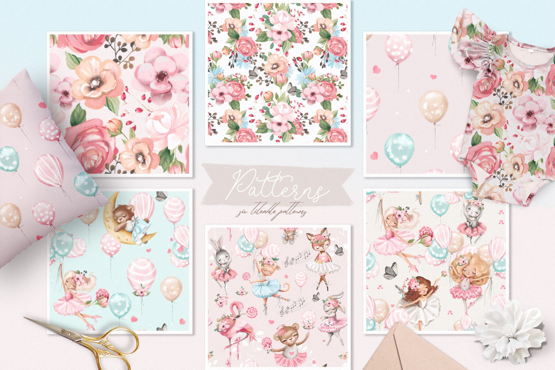 Pretty Tutus Ballerina Ballet Cute Girl Floral Flowers - Etsy