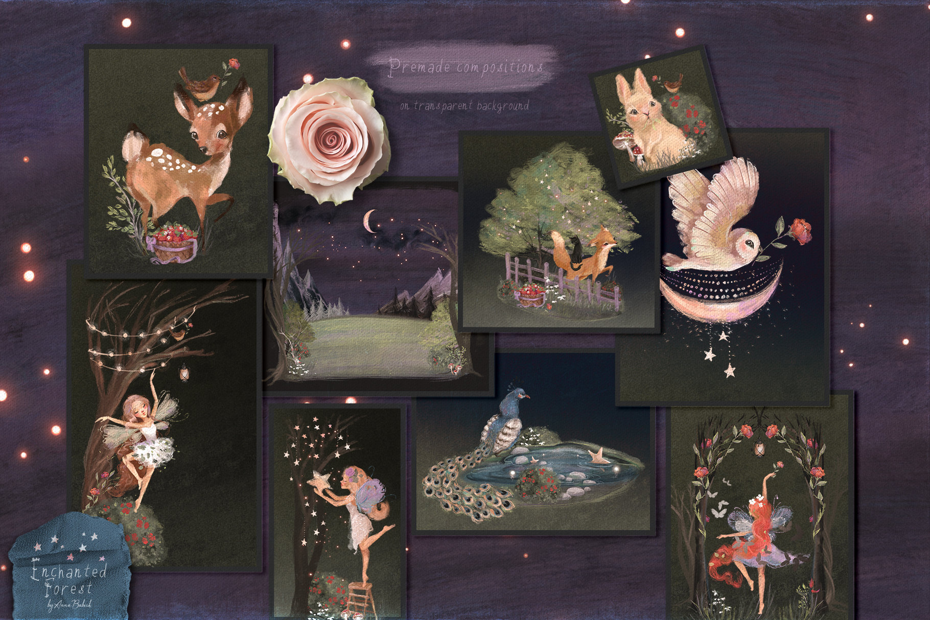 Enchanted Forest Vol.2 - Woodland, Fairy, Fairytale, Animal, Cute ...