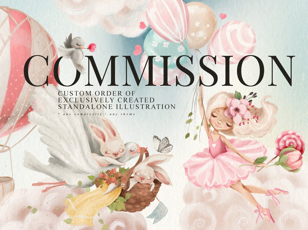 2 Characters Commission Art Custom Art, Commission Clipart ...