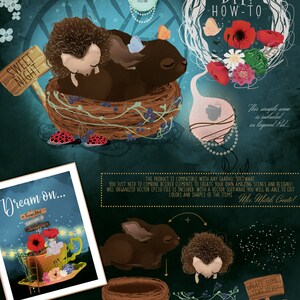 Enchanted Garden Digital Clipart - Fairy, Clipart, Fantasy, Bunny ...