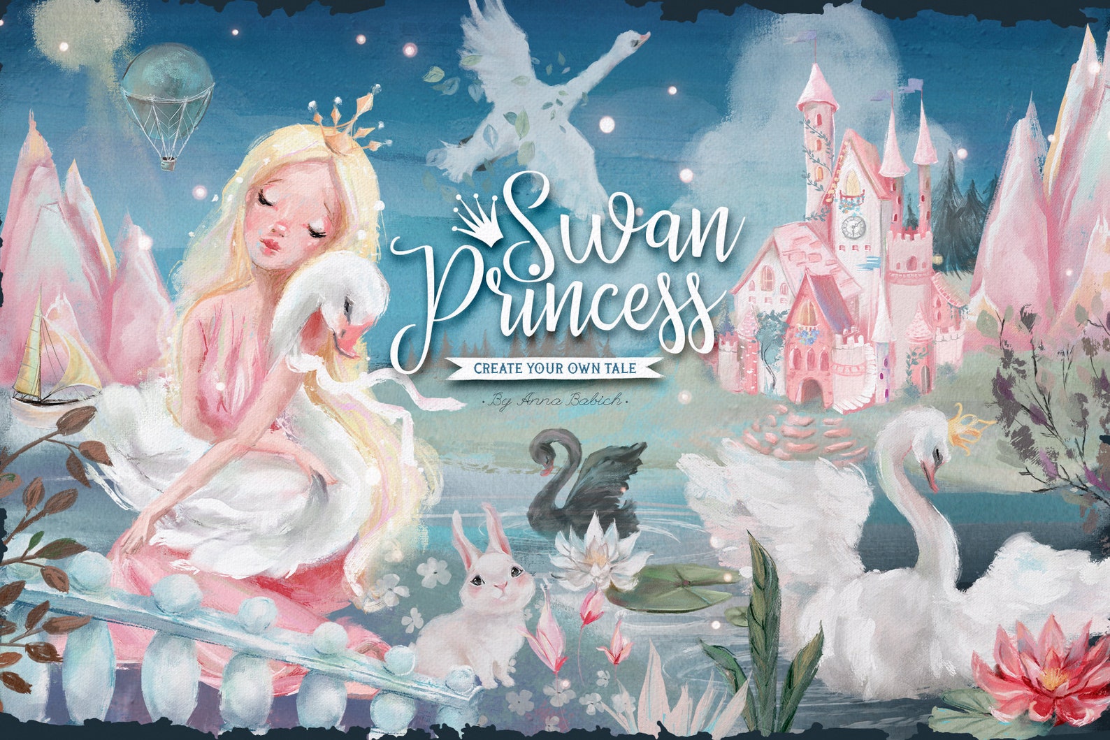 Swan Princess Create Your Own Tale Swan Princess Baby - Etsy