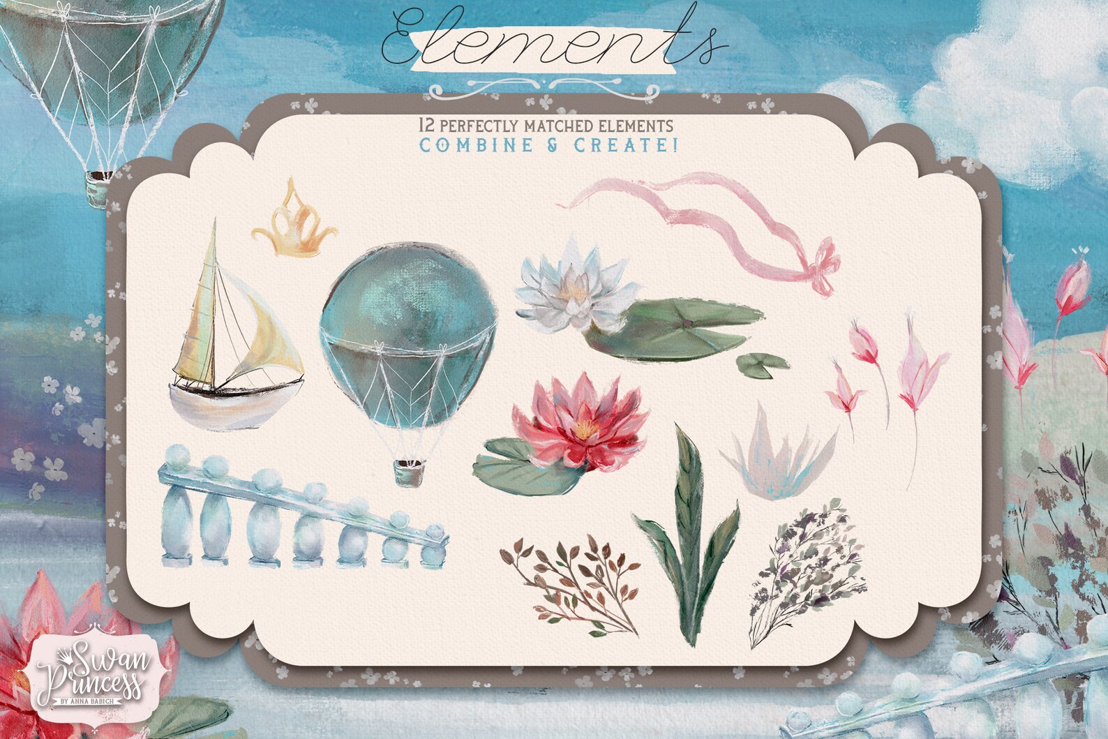 Swan Princess Create Your Own Tale Swan Princess Baby - Etsy