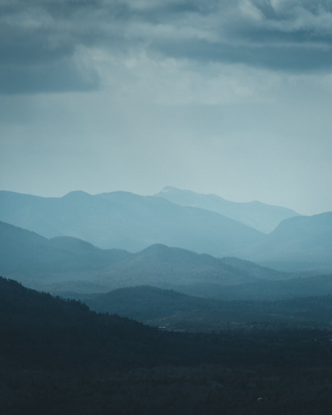 Adirondack Mountains | Blue Hour - Etsy