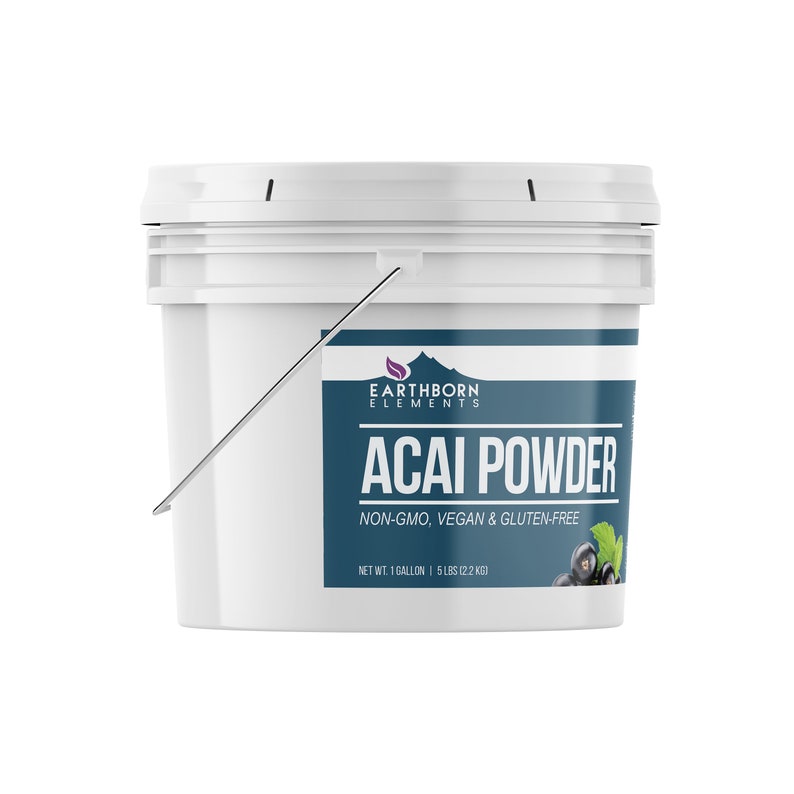 Acai Berry Powder 1 Gallon Bucket 5 lbs | Etsy