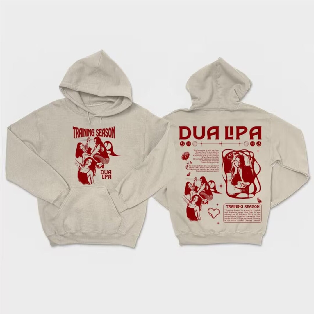 Dua Lipa Training Season Album 2 Side Shirt, Dua Lipa Hoodie, Training ...