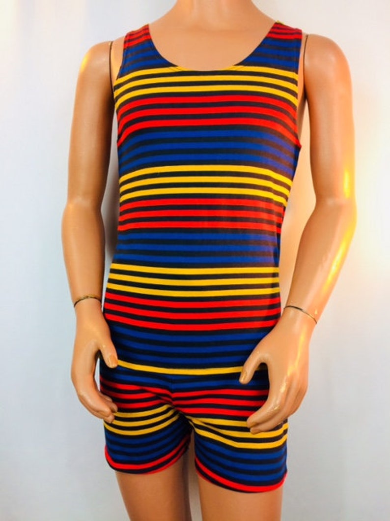 1960s, 1920s Style Mod Mens 2 Pc Catalina Martin Bathing Swimsuit Rudi ...