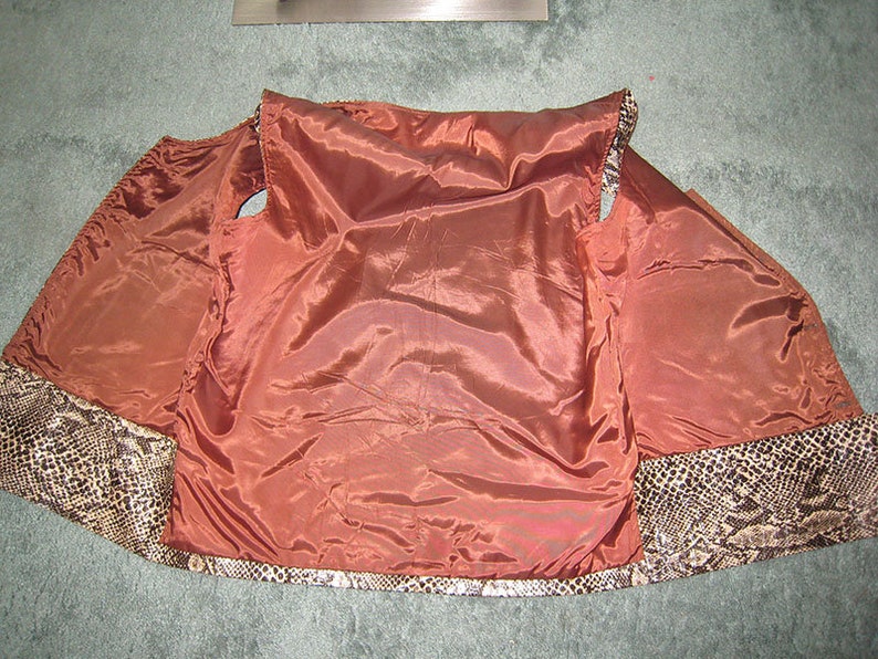 1960's Men Vinyl Faux Python Snake Skin 2 Pc. Buckle Suit - Etsy