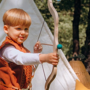 Archery Set Toddler Outdoor Games Lawn Baby Toys Wooden Toy Bow With ...