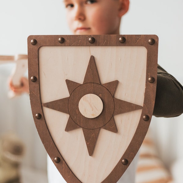Wooden Toy Shield - Etsy