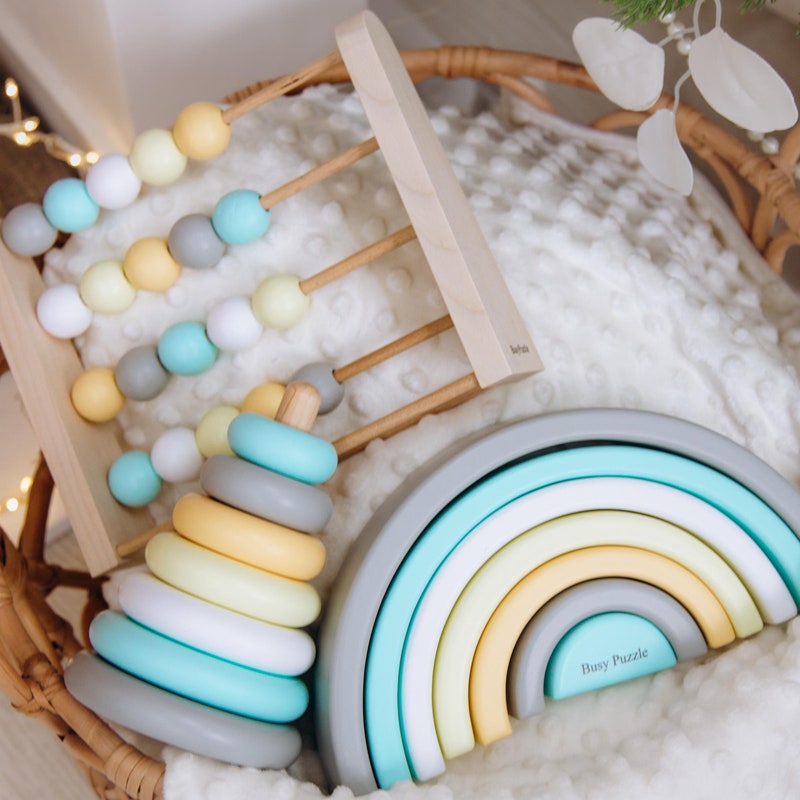 Wooden Stacking Toys - Etsy