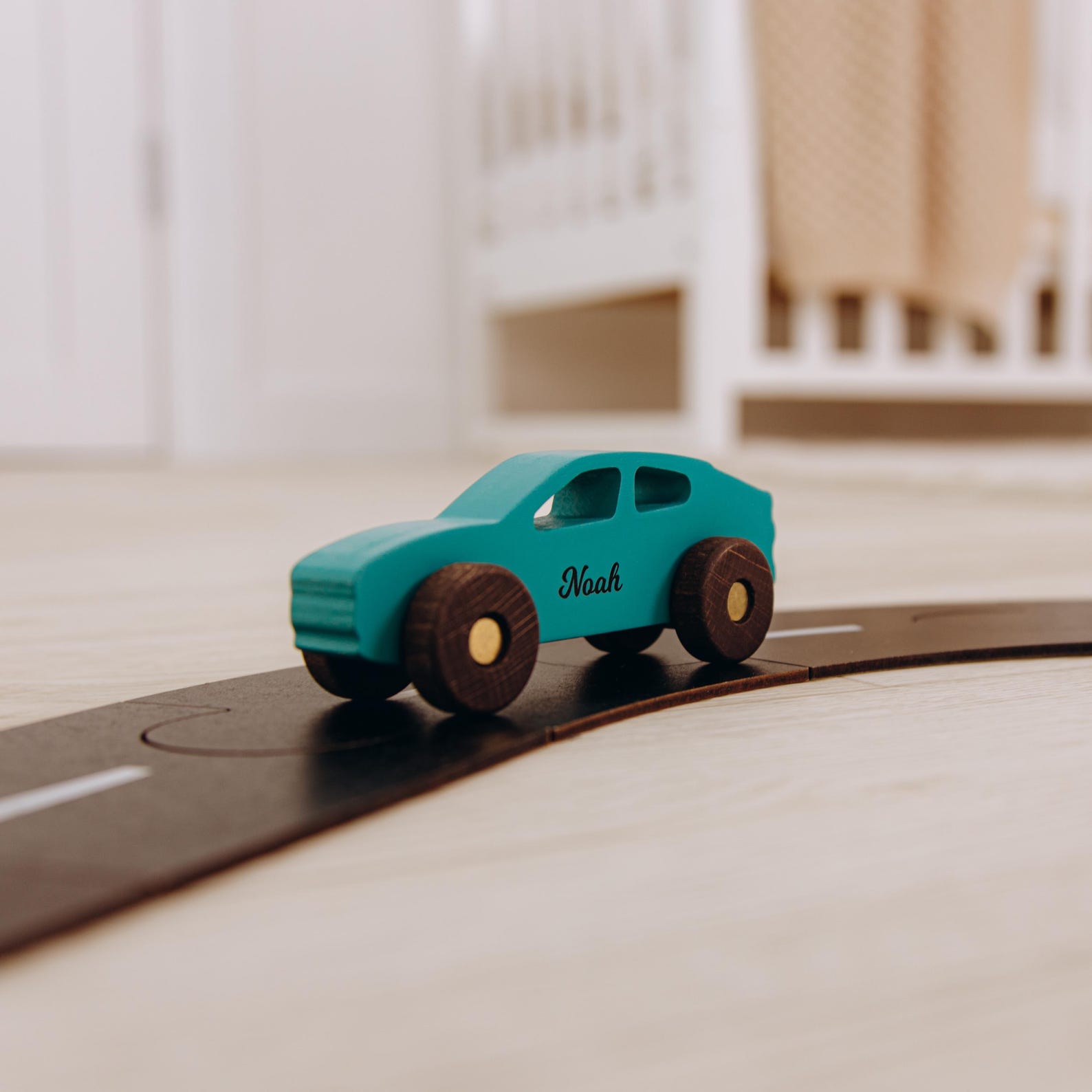 Set of Toy Racing Cars, Birthday Boy Gift Personalized, Wooden Sensory ...