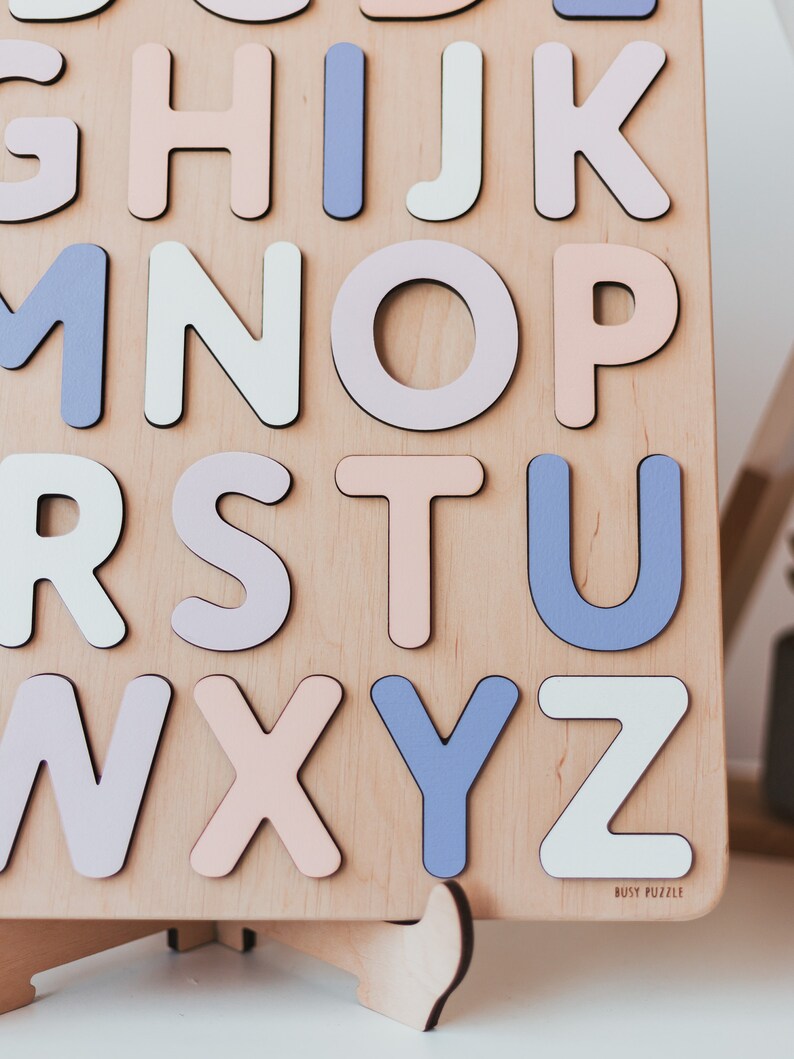 Alphabet for Toddler Montessori Wooden Toys - Etsy