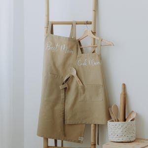 Custom Embroidered Family Aprons Personalized Matching Aprons Dad Son ...