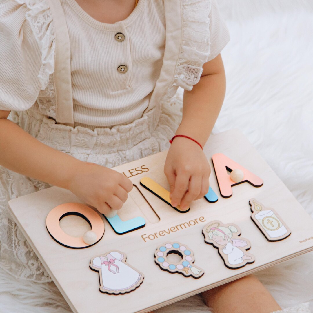 Keepsake Dedication Board. Baptism Baby Gift. Custom Christening Girl ...