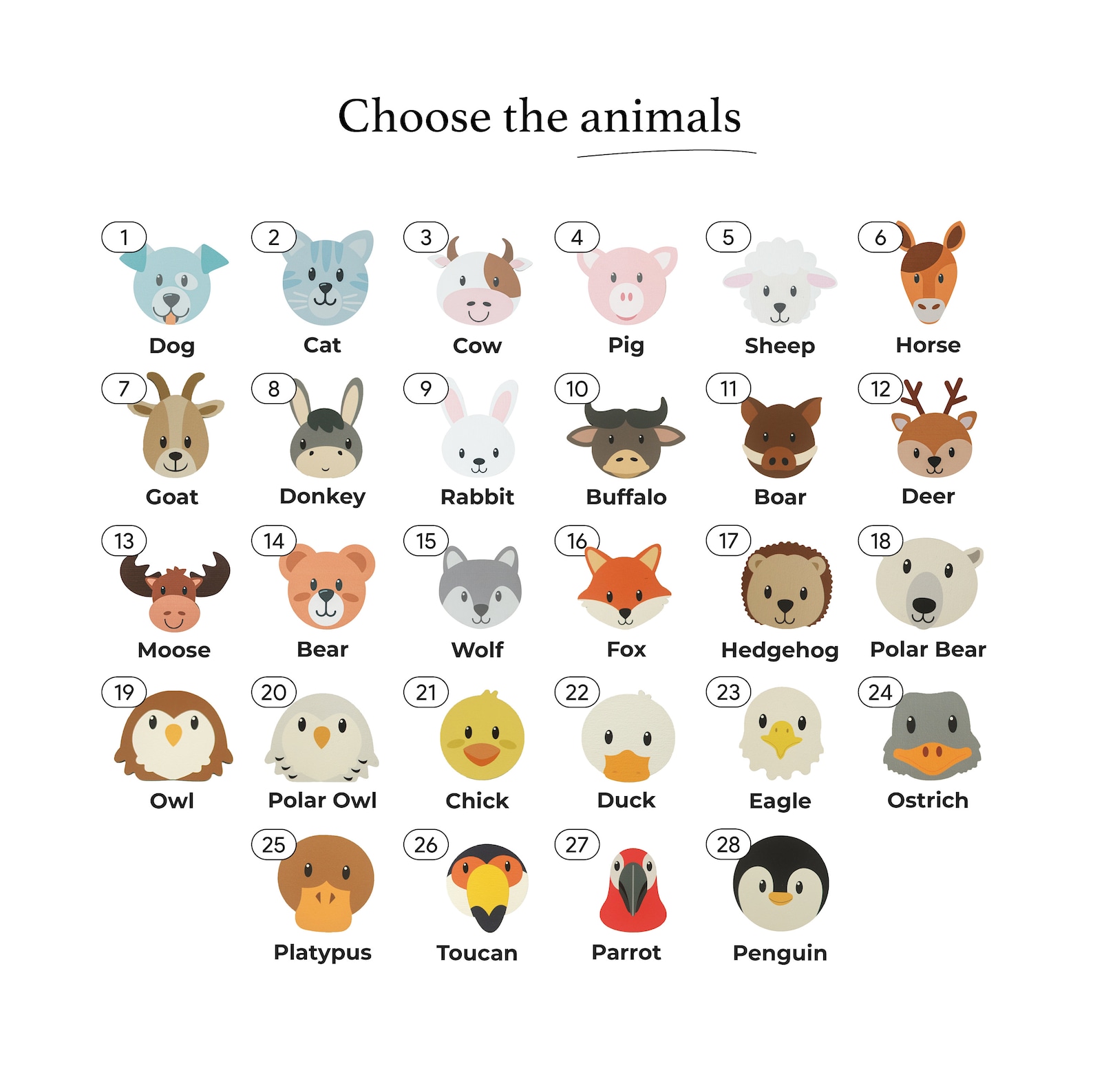 Name Puzzle With Animals, Personalized Puzzle, Easter Gifts for ...