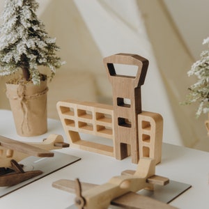 Personalized Toy Plane Airport Set Toys for Boys 2, 3 Year Old Sensory ...