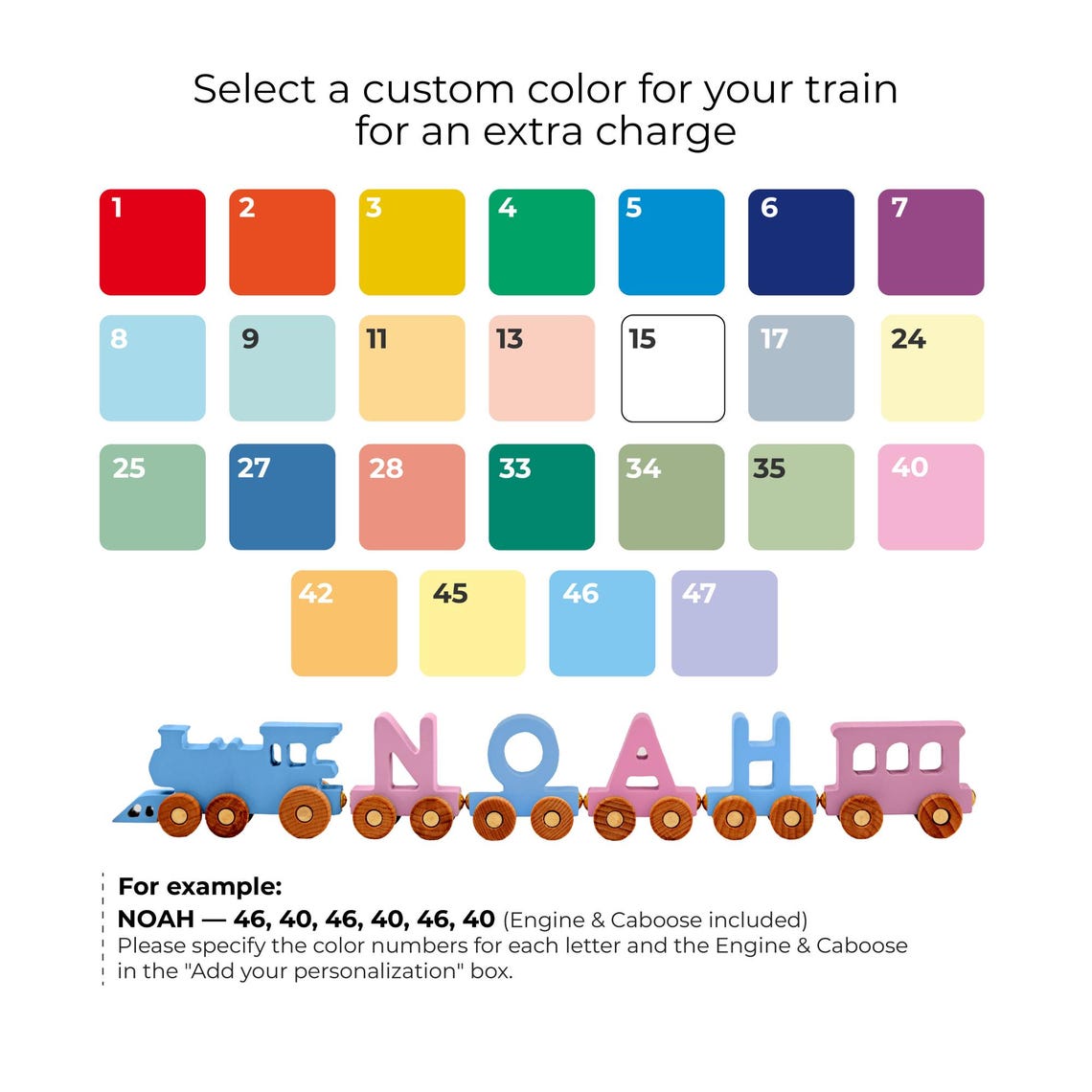Personalized Train With Name Color Letter Train 1st Birthday Boy Gift ...