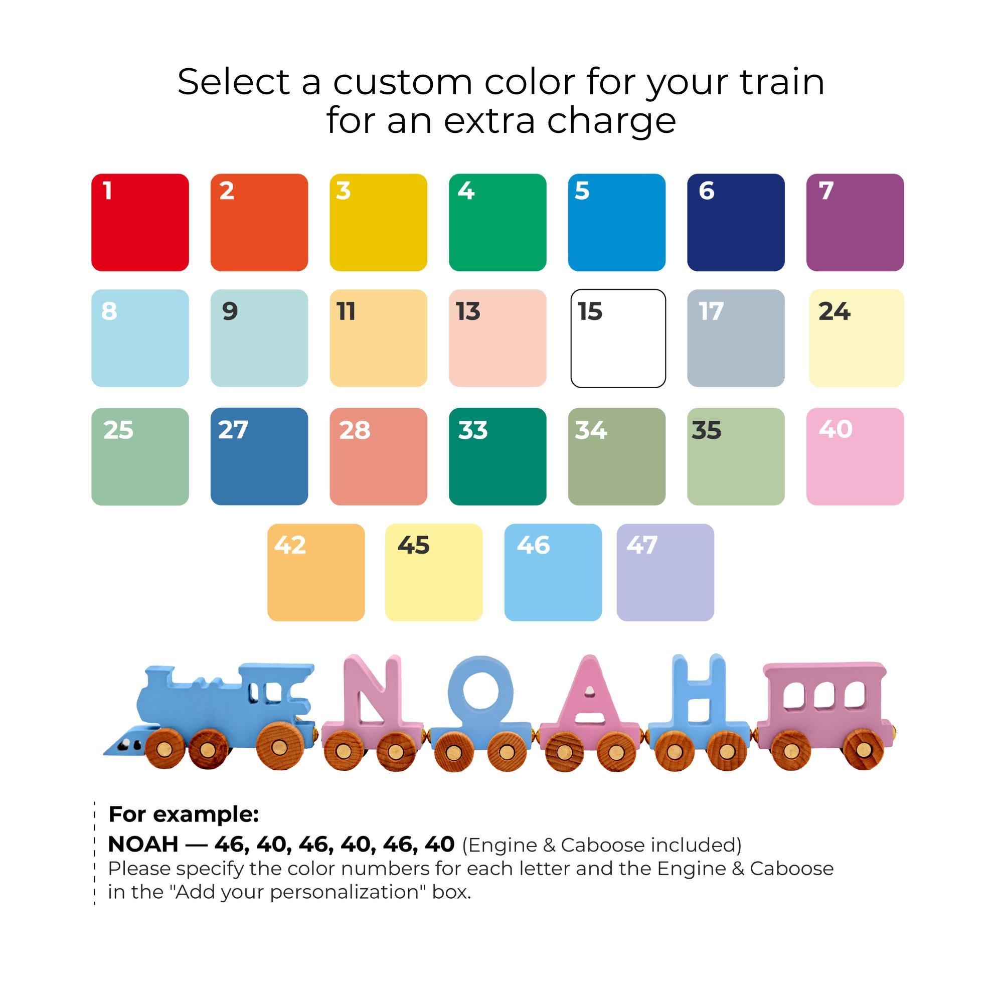 Personalized Train With Name Color Letter Train 1st Birthday Boy Gift ...