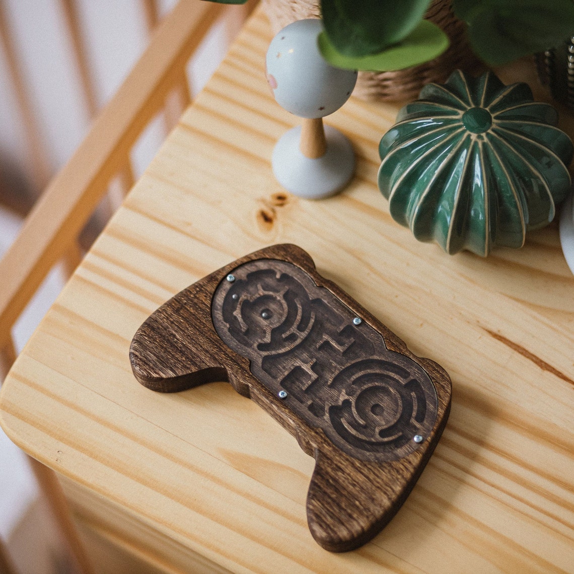 Wooden Labyrinth Handmade Joystick Toy Fidget Toy Maze - Etsy