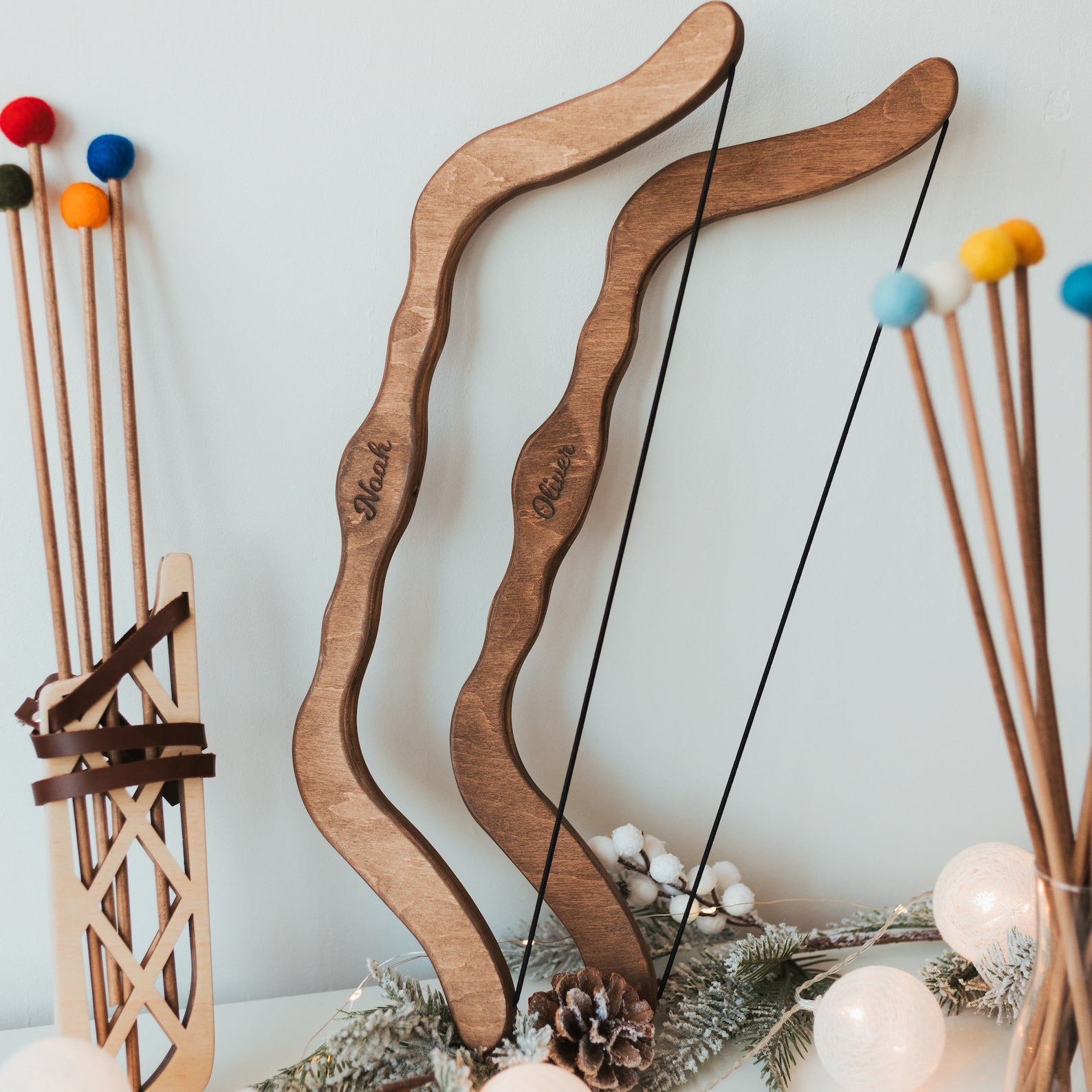 Bow and Arrow Set Wooden Archery Kit Personalized Gift for - Etsy