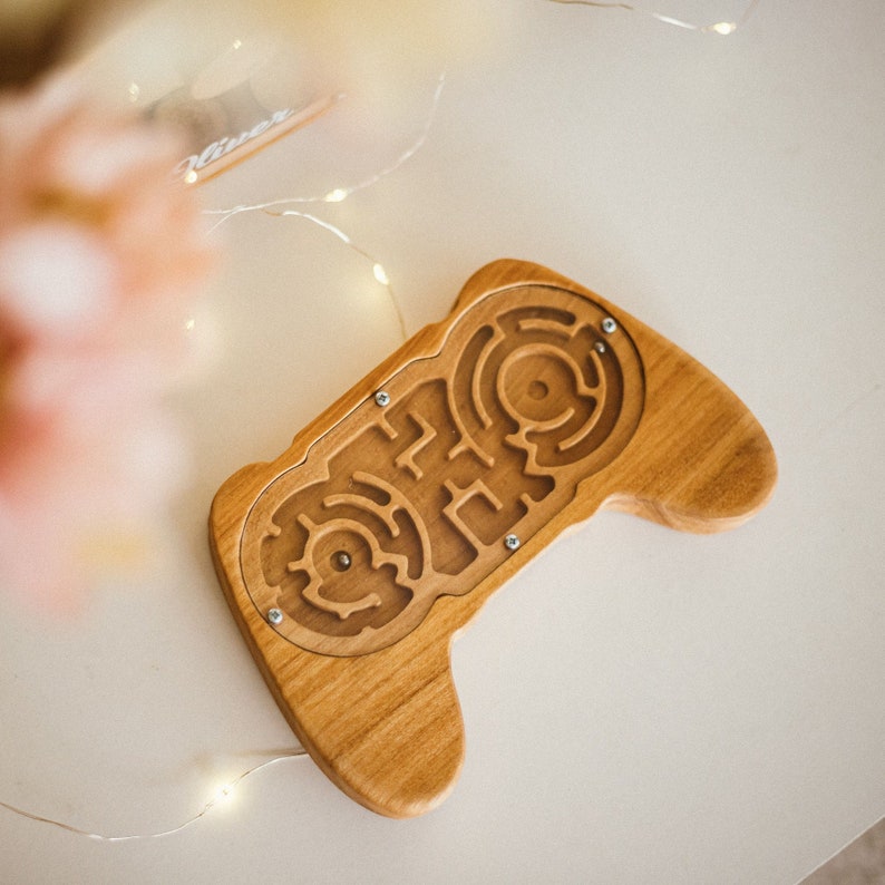 Wooden Labyrinth Handmade Joystick Toy Fidget Toy Maze - Etsy