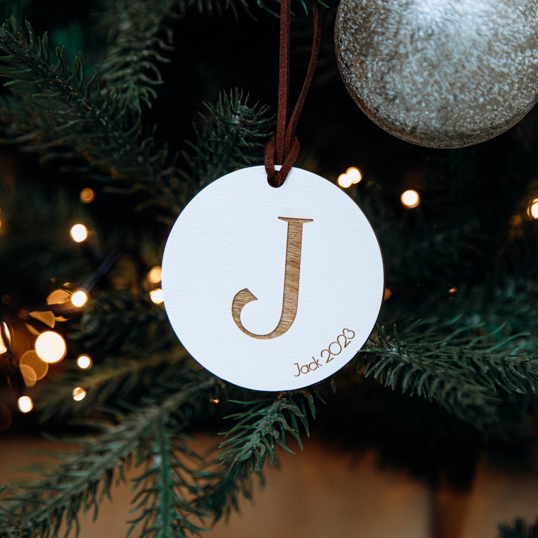 2in1 Christmas Tag & Ornament. Personalized Gift Tag. Custom Wooden Tag ...