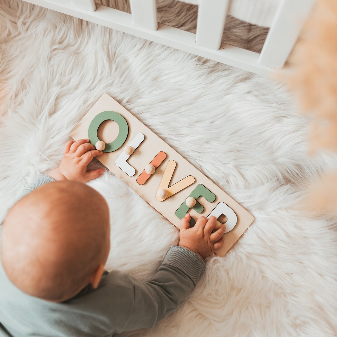 Name Puzzle With Pegs by Busypuzzle - Etsy