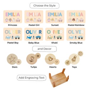 Custom Kids Name Stool Personalized Wooden Name Step Stools Toddler ...