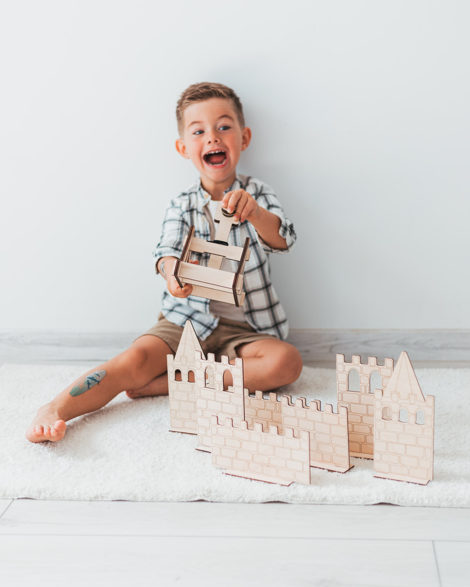 Catapult for Kids Toy Catapult Launchers Wooden Toys for | Etsy