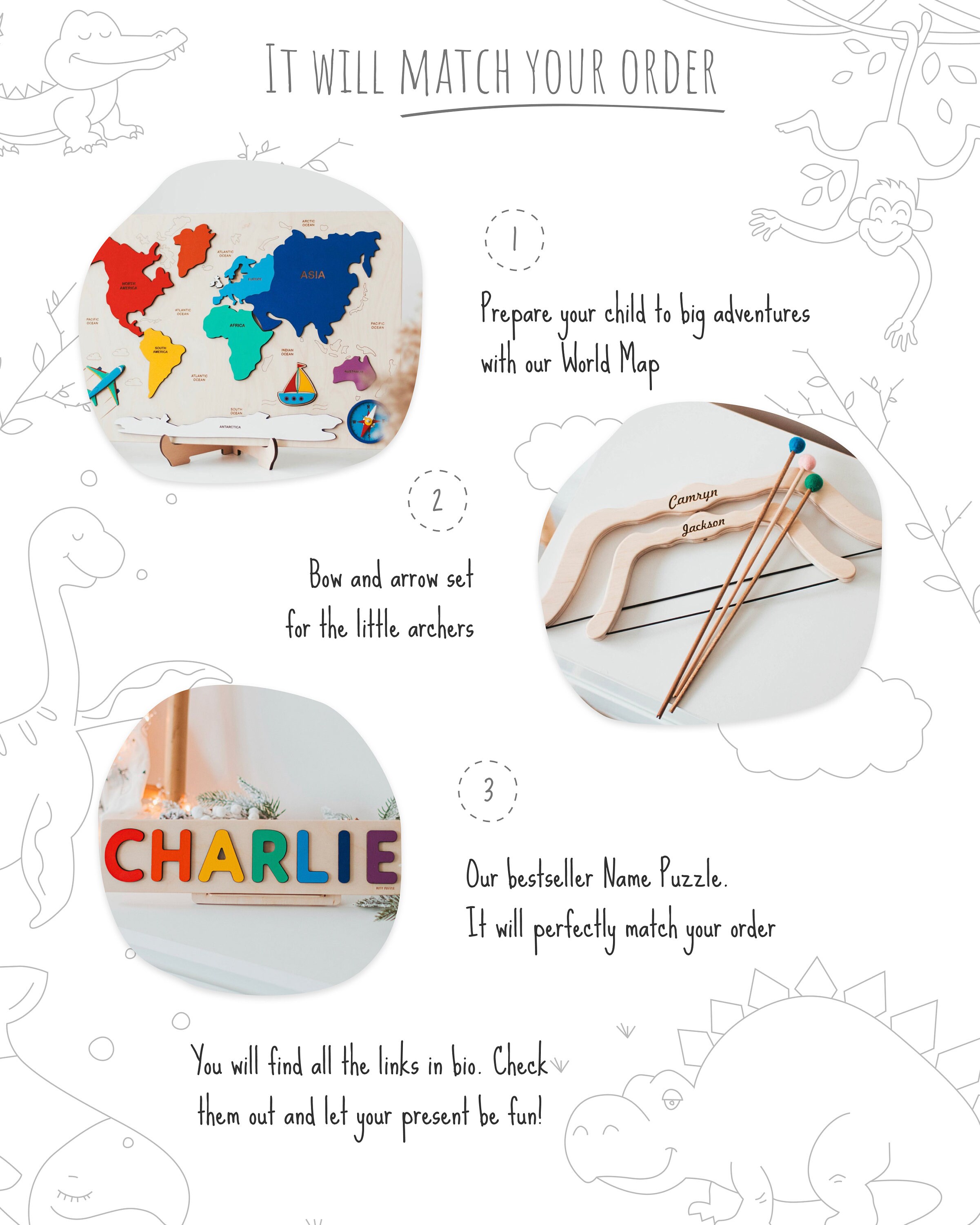 Rainbow ABC Puzzle PreSchool Toys | Etsy