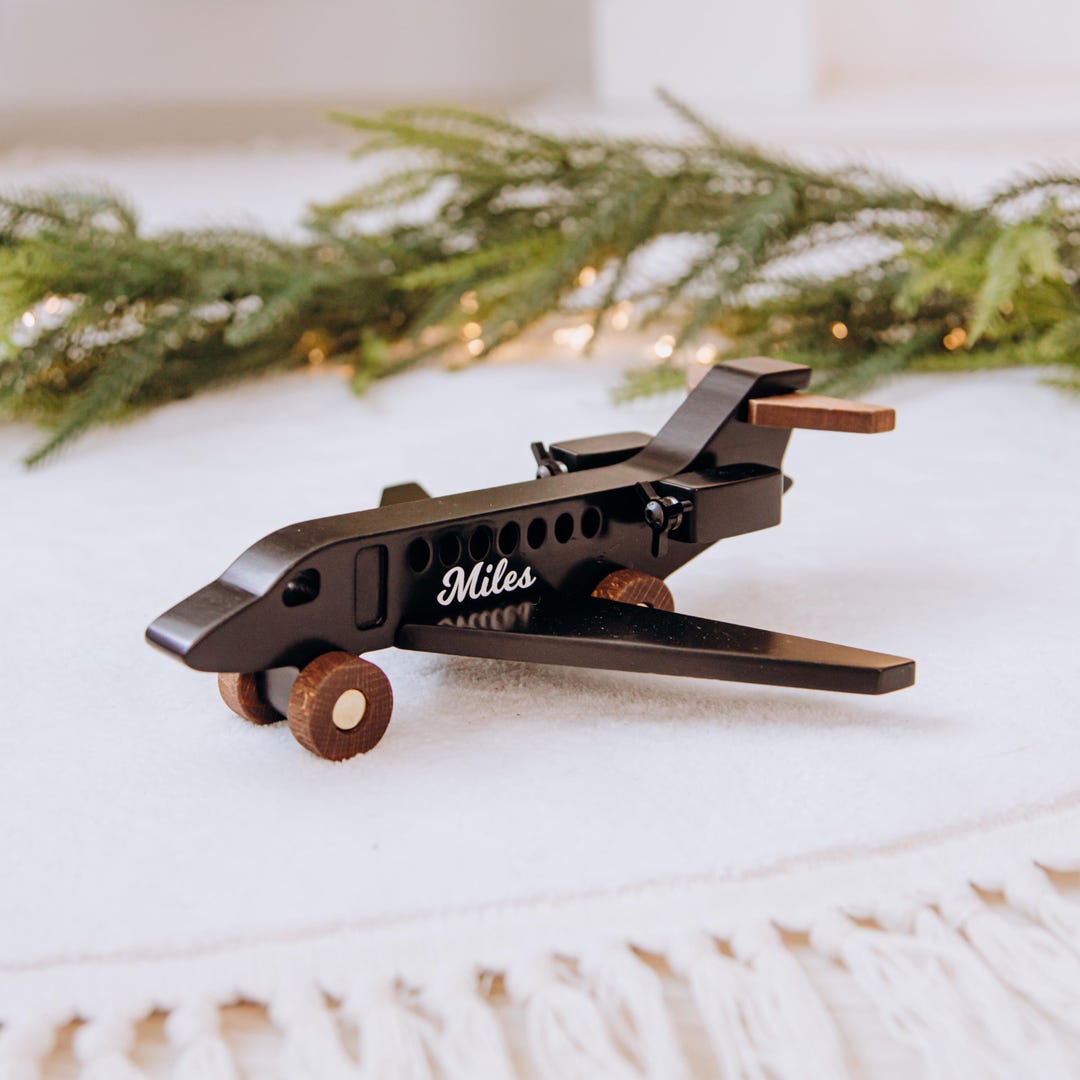 Wooden Handmade Planes With Name - 1st Birthday and Christmas Gift ...