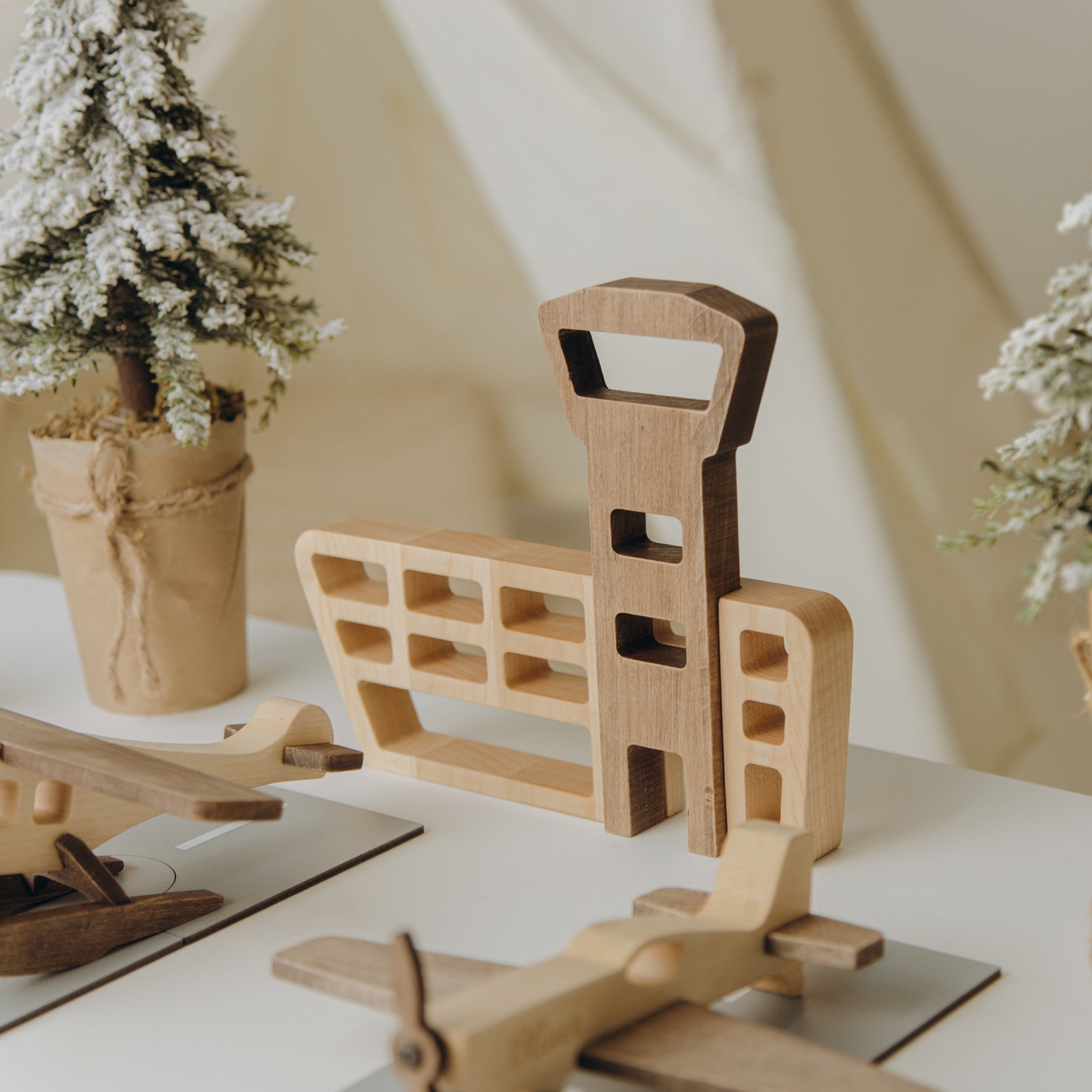 Personalized Toy Helicopter With Helipads. Baby Boy Gift. Wooden Toy ...