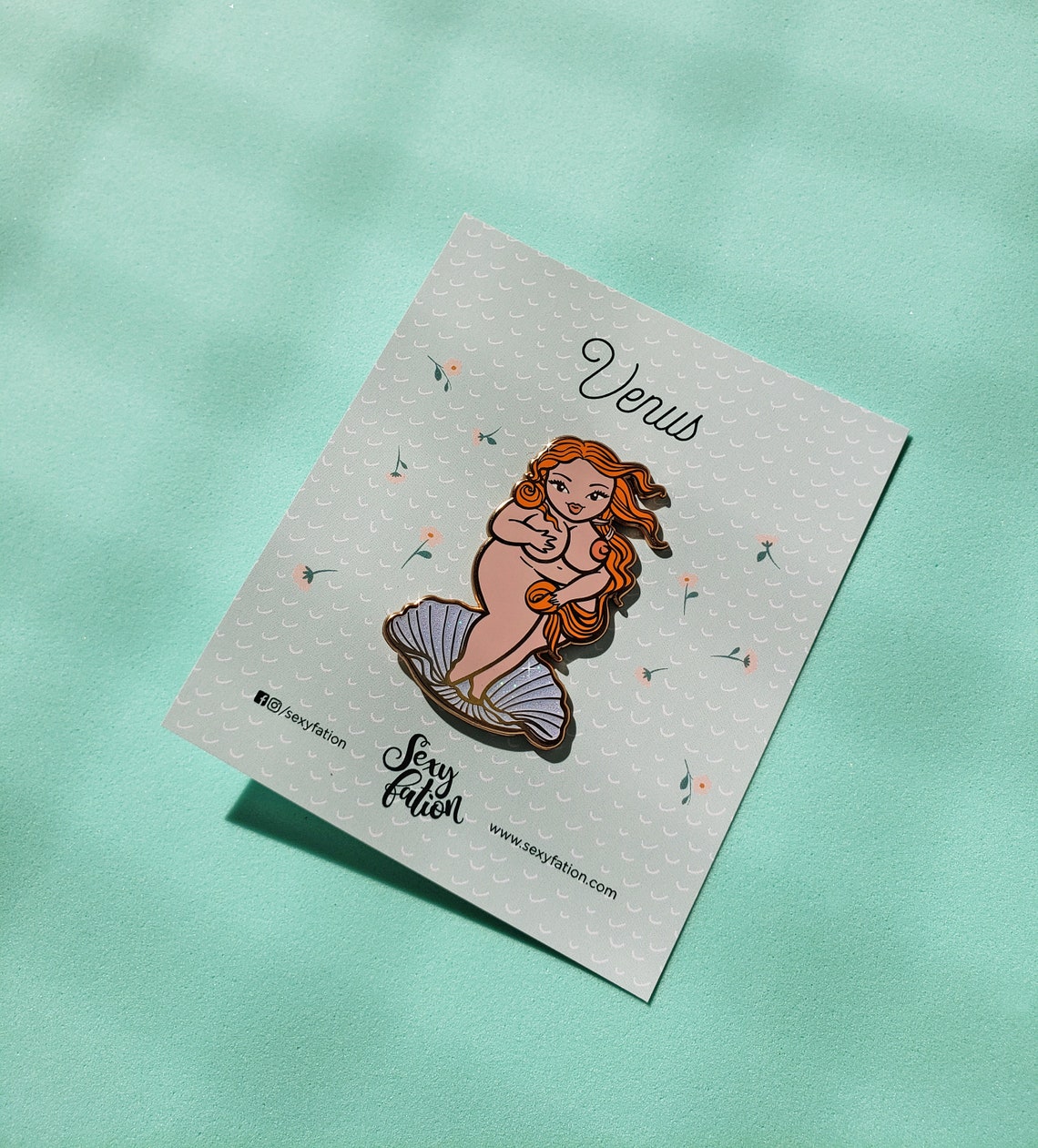VENUS PIN Venus Enamel Pin Fat Venus Enamel Pin Goddess - Etsy