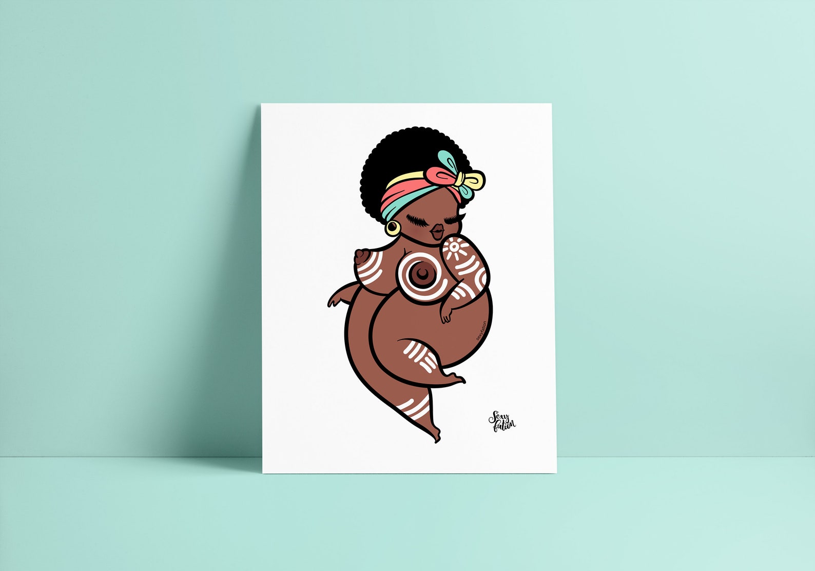 Dandara Art Print 8 X 10 Sexyfation Body - Etsy