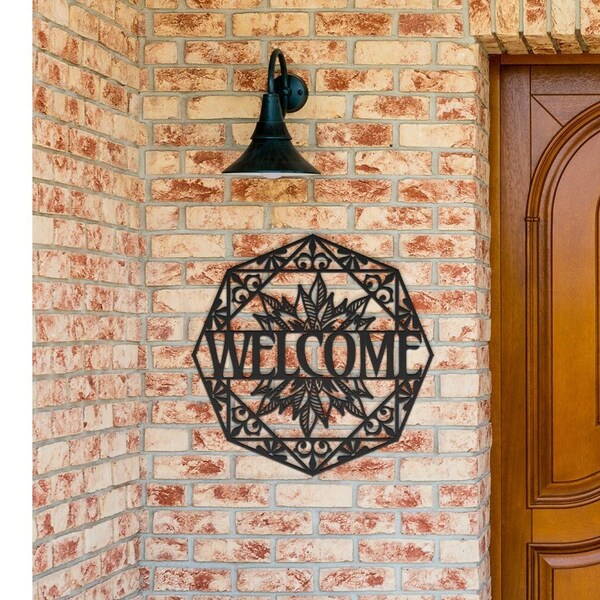 Steel Welcome Sign - Etsy