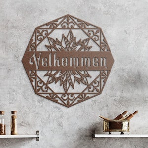 Dala Horse Welcome Sign, Swedish Welcome Sign, Dala Horse Wall Decor ...