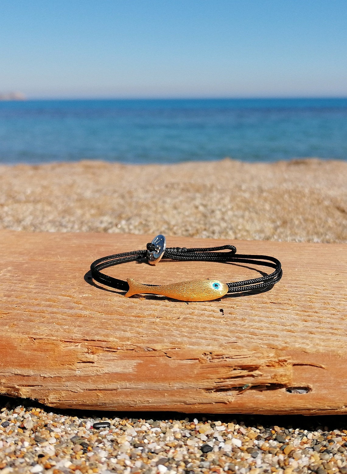 Fish Bracelet Silver 925 for Sea Lovers/pick Your Colour/pink-black ...