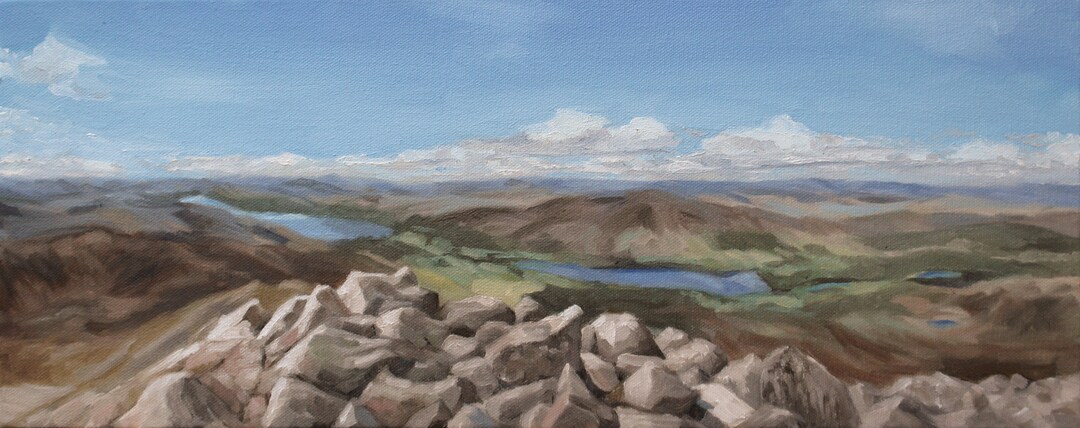 Limited Edition Giclee Art Print schiehallion Looking West by Micaela ...