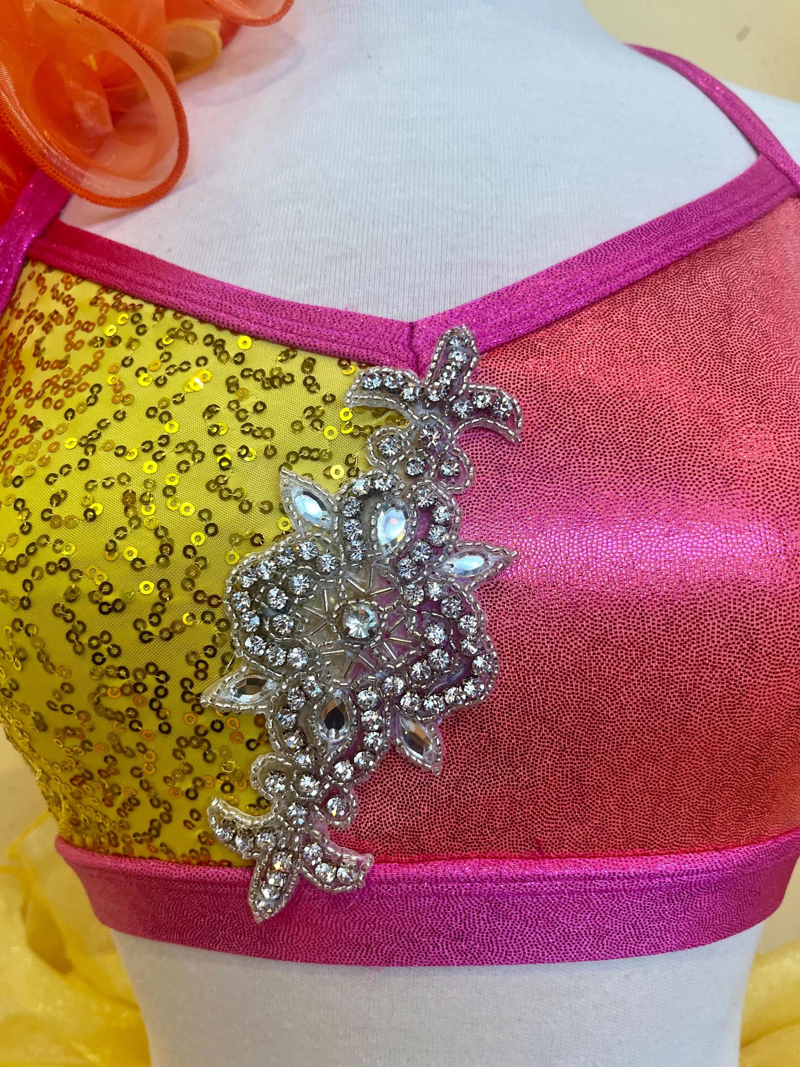 Cabana Salsa Tropical 2pc Top and Briefs Dance Solo Costume Adult XS - Etsy
