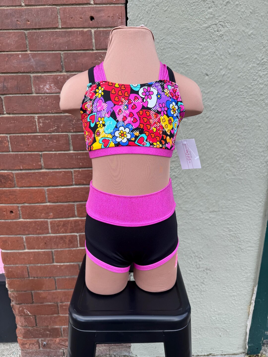 I Love Dance 2 Piece Girls Dancewear Top and Briefs - Etsy