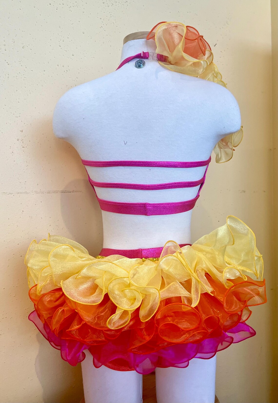 Cabana Salsa Tropical 2pc Top and Briefs Dance Solo Costume Adult XS - Etsy