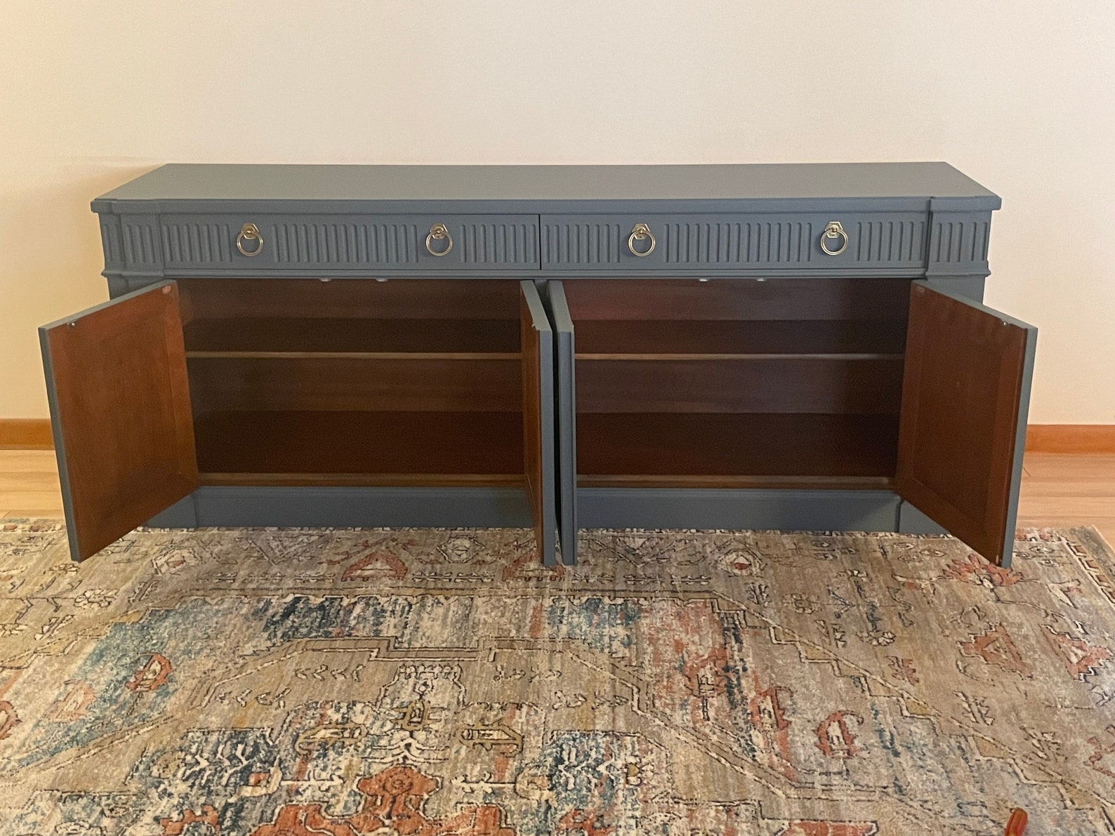 Sold Do Not Purchase Soldstunning Slate Blue Buffet - Etsy