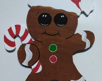 Wood gingerbread man | Etsy